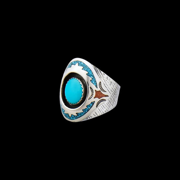 Vintage 1980s Sterling Silver Roie Jaque Style Ring with Sleeping ...